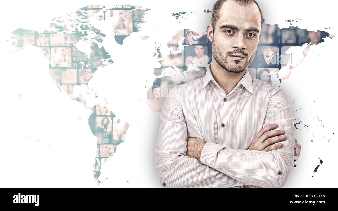 Faces collage world hi-res stock photography and images - Alamy