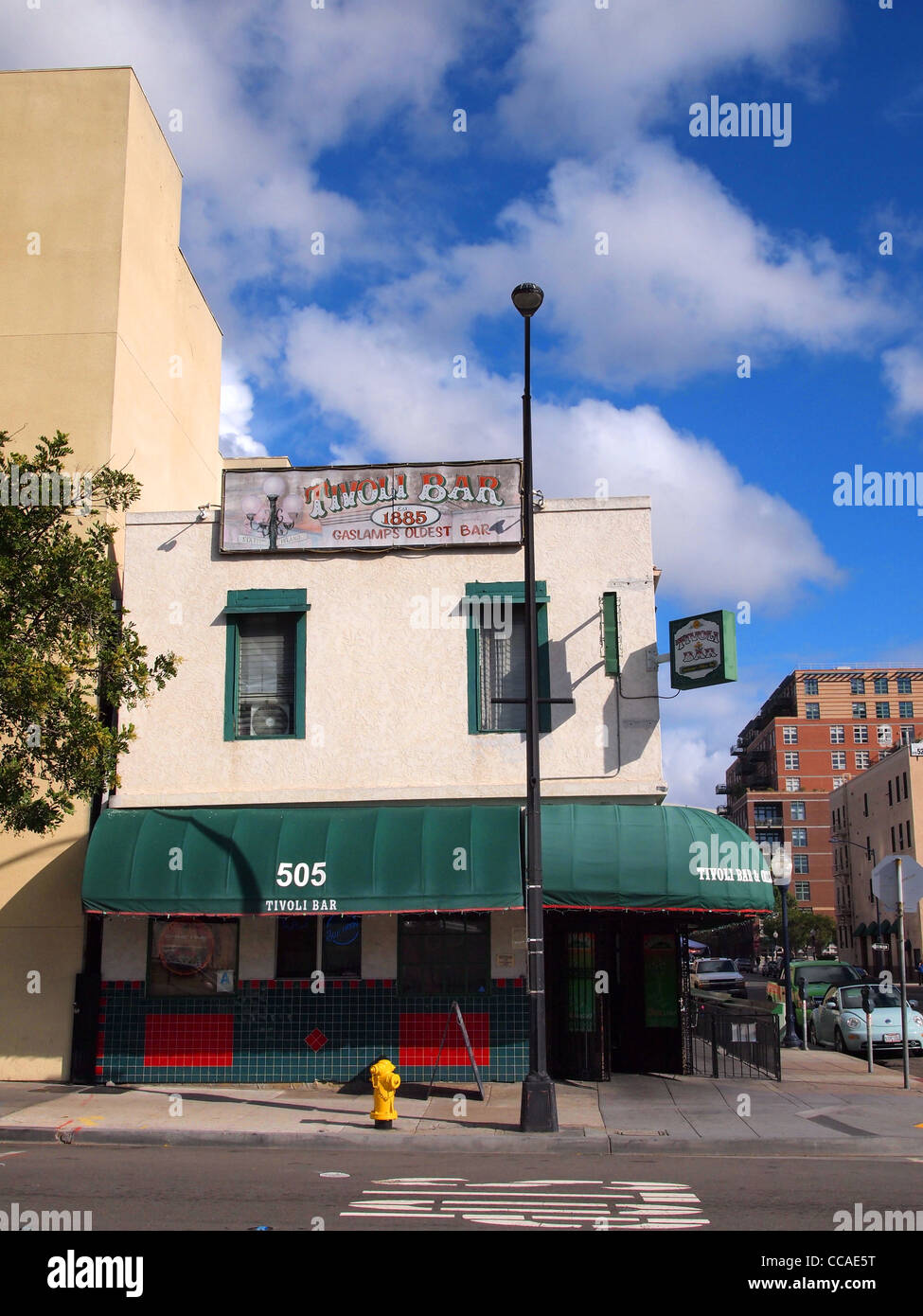 Tivoli Bar, Gaslamps oldest bar, San Diego Stock Photo - Alamy