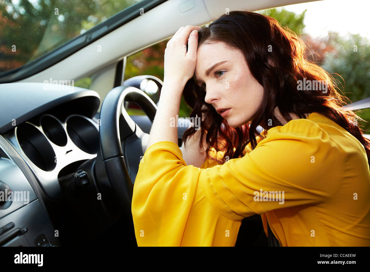 Falling asleep while driving hi-res stock photography and images - Alamy