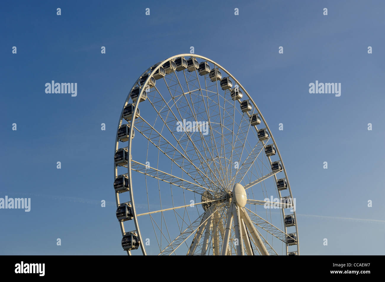 the yorkshire wheel erected next to york railway station england uk ...