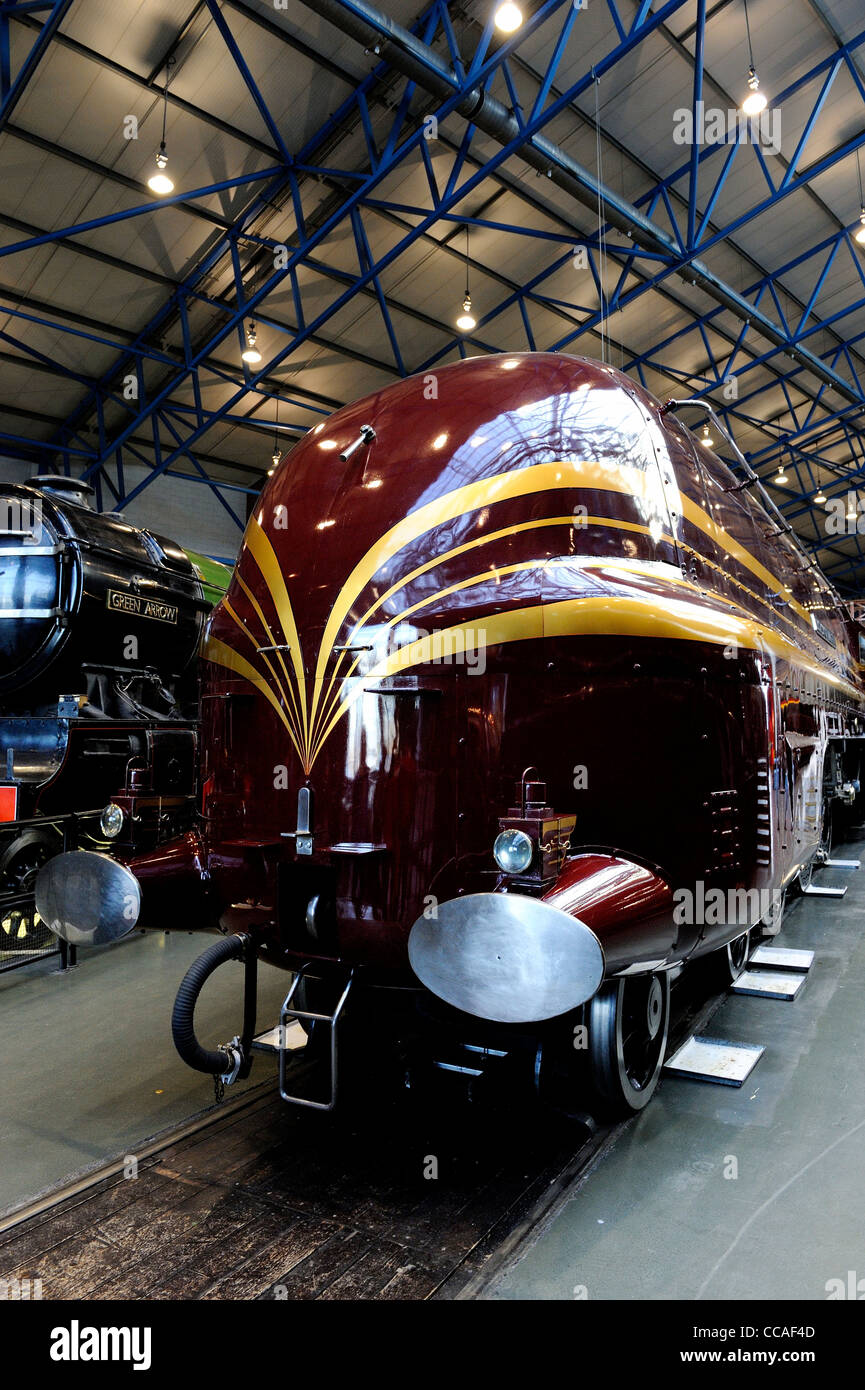 preserved steam locomotive duchess of hamilton on display in the ...