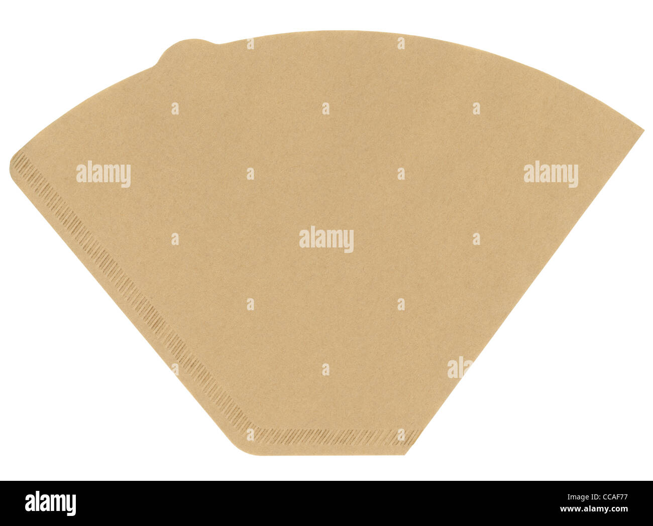 Coffee filter isolated on white background Stock Photo - Alamy