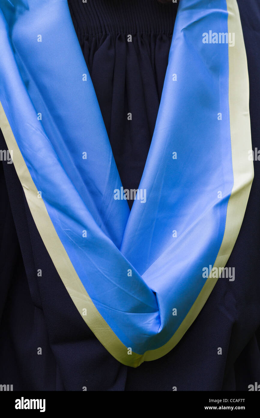 Back of a graduate student's gown from the University of Southampton ...