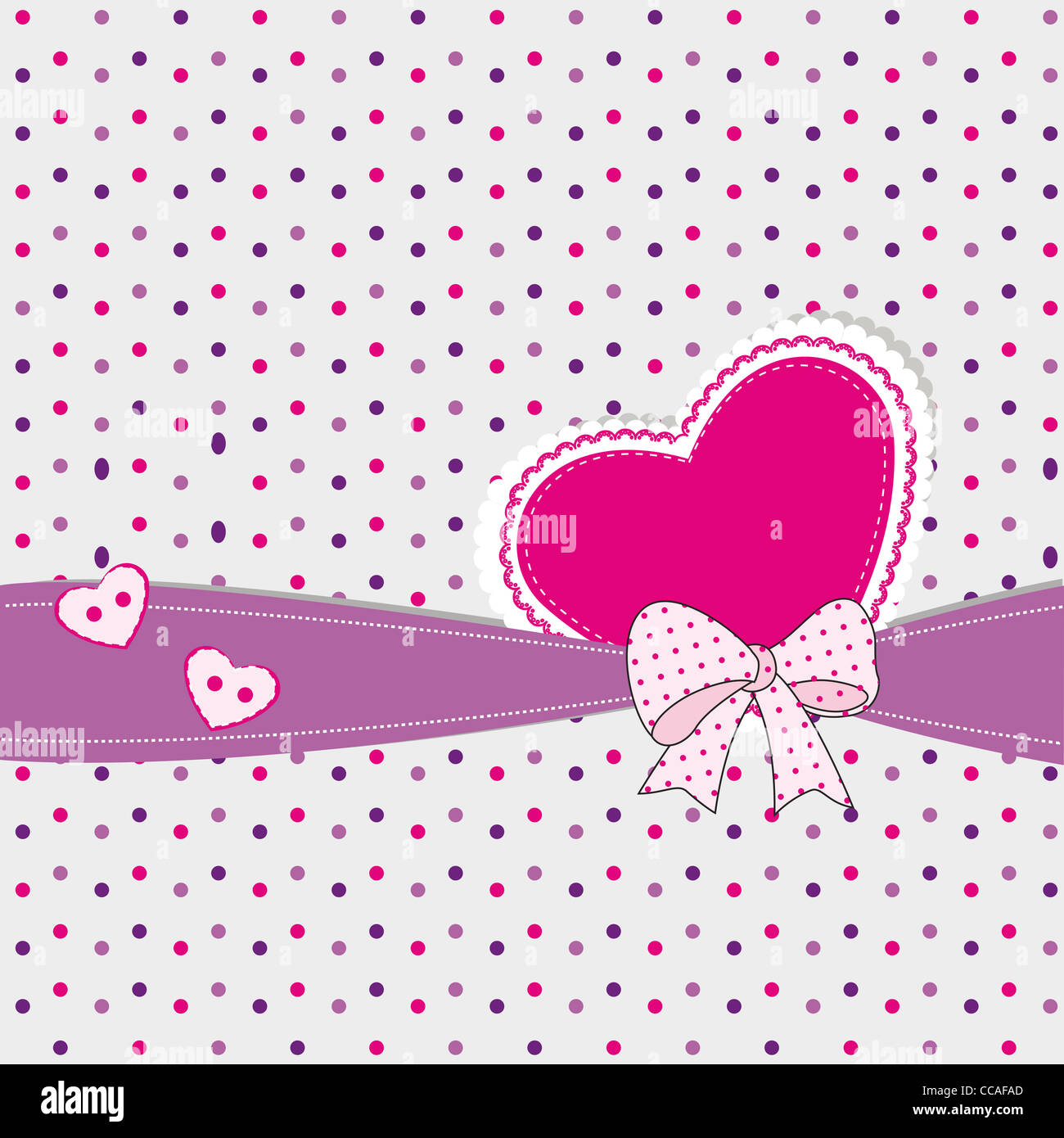 Abstract kids background with heart Stock Photo - Alamy