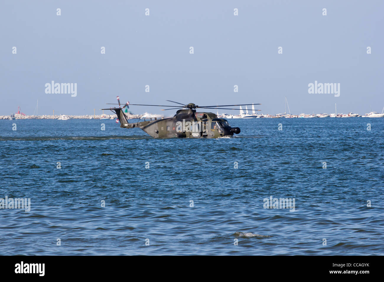 The HH-3F Pelican of the Italian Air Force is a search and rescue (SAR ...