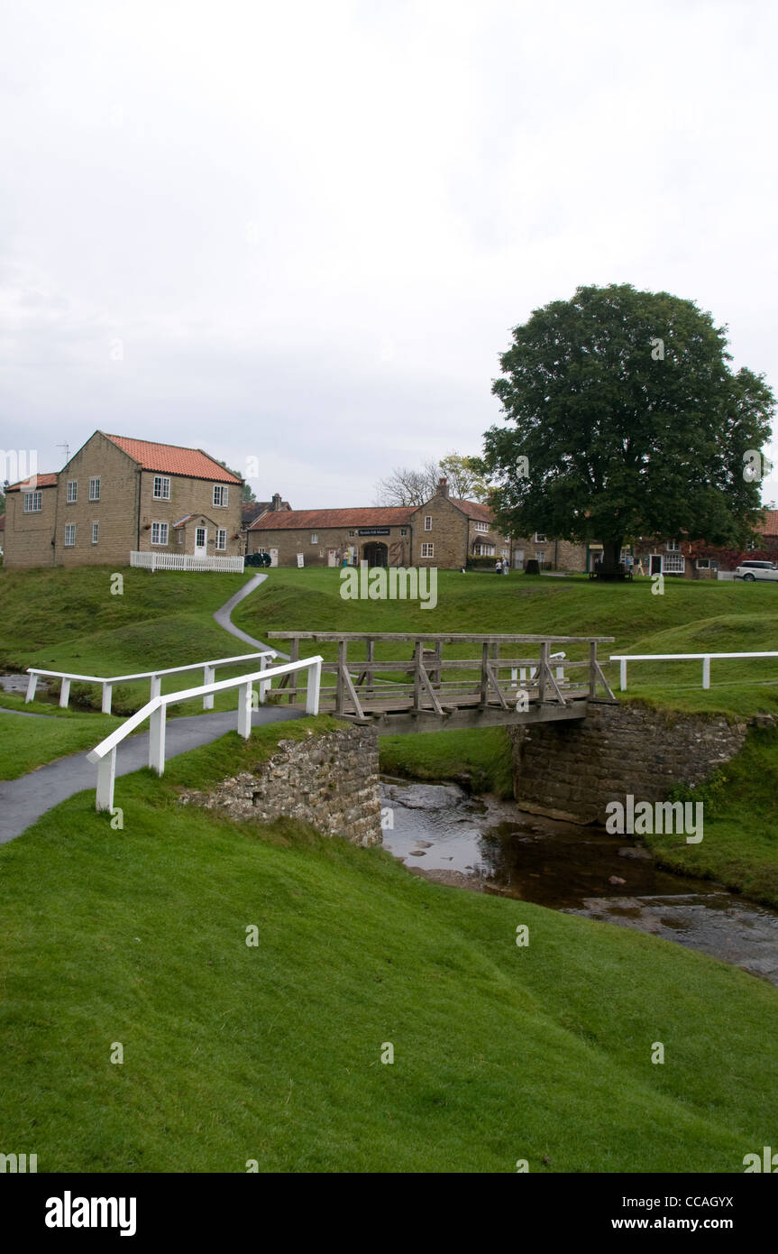 Hotton-le-Hole,Brandsdale,Yorkshire,Britain. The village is very ...
