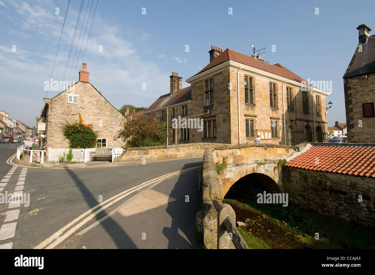 Helmsley, a small market town in North Yorkshire, Britain Stock Photo ...