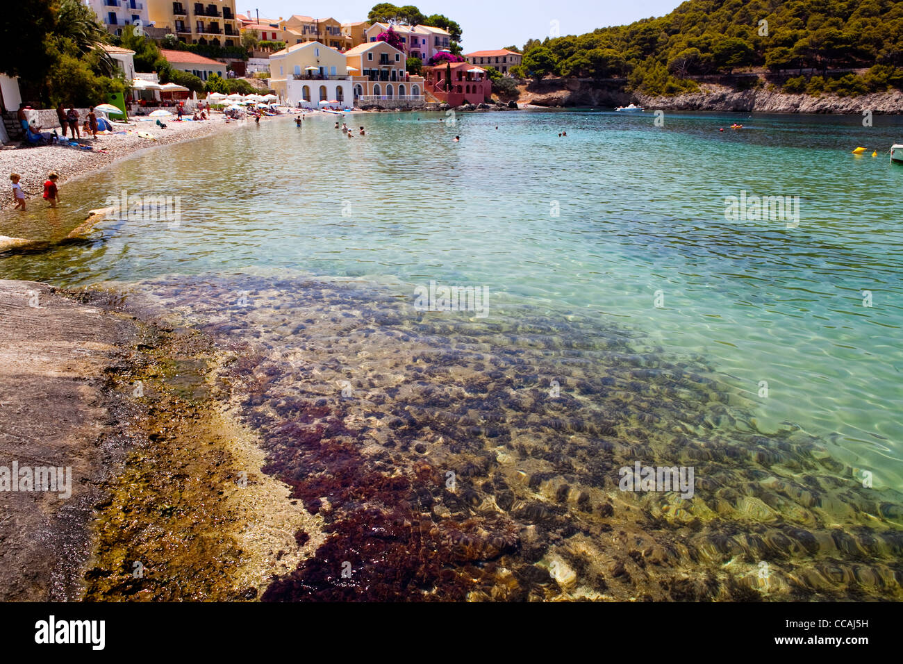 Assos beach kefalonia greece hi-res stock photography and images - Alamy