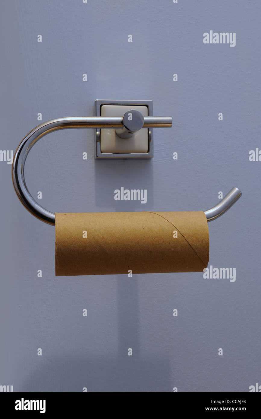 Empty toilet roll hi-res stock photography and images - Alamy