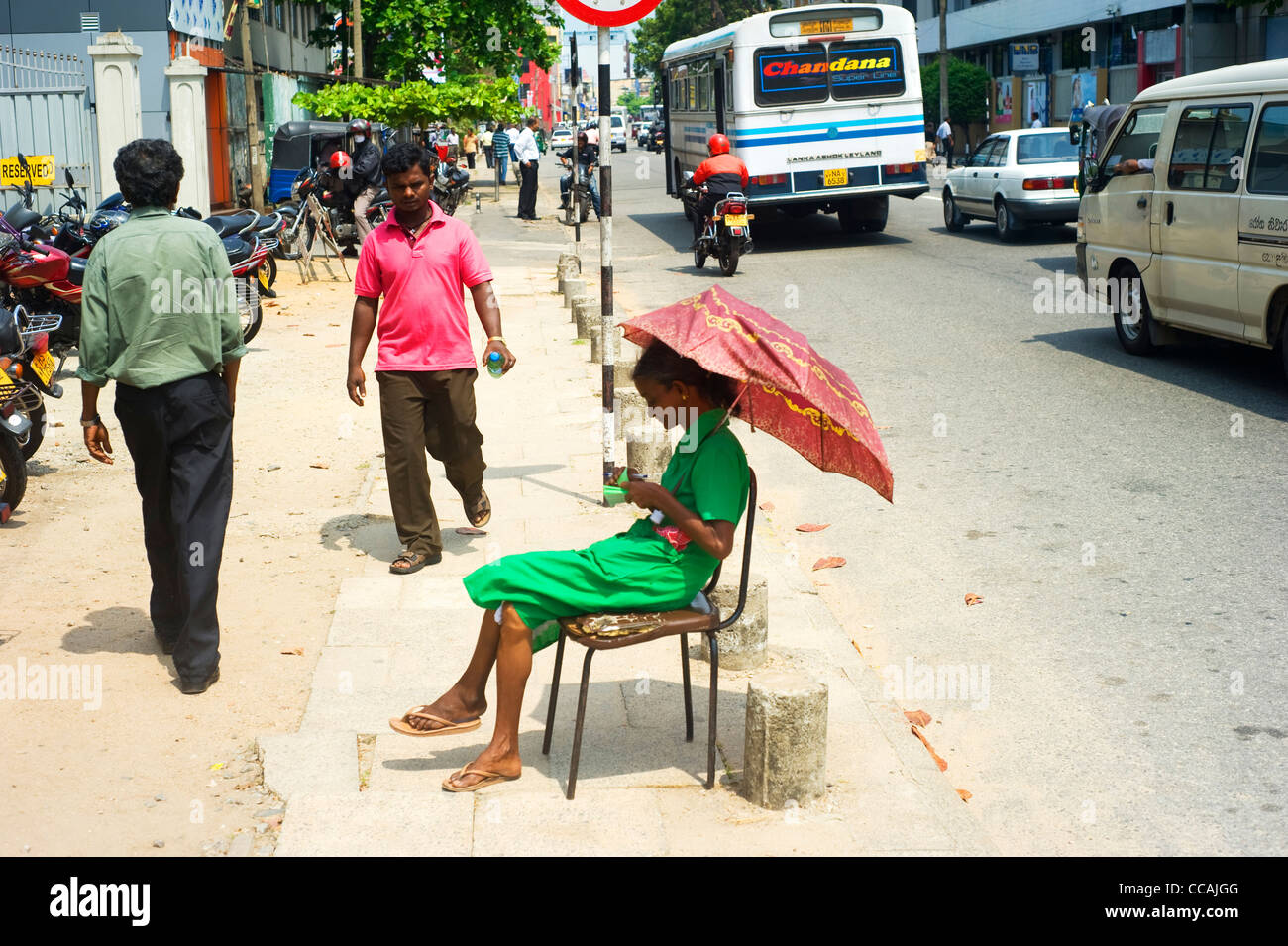 Street of Colombo. Colombo is the largest city and former capital of ...