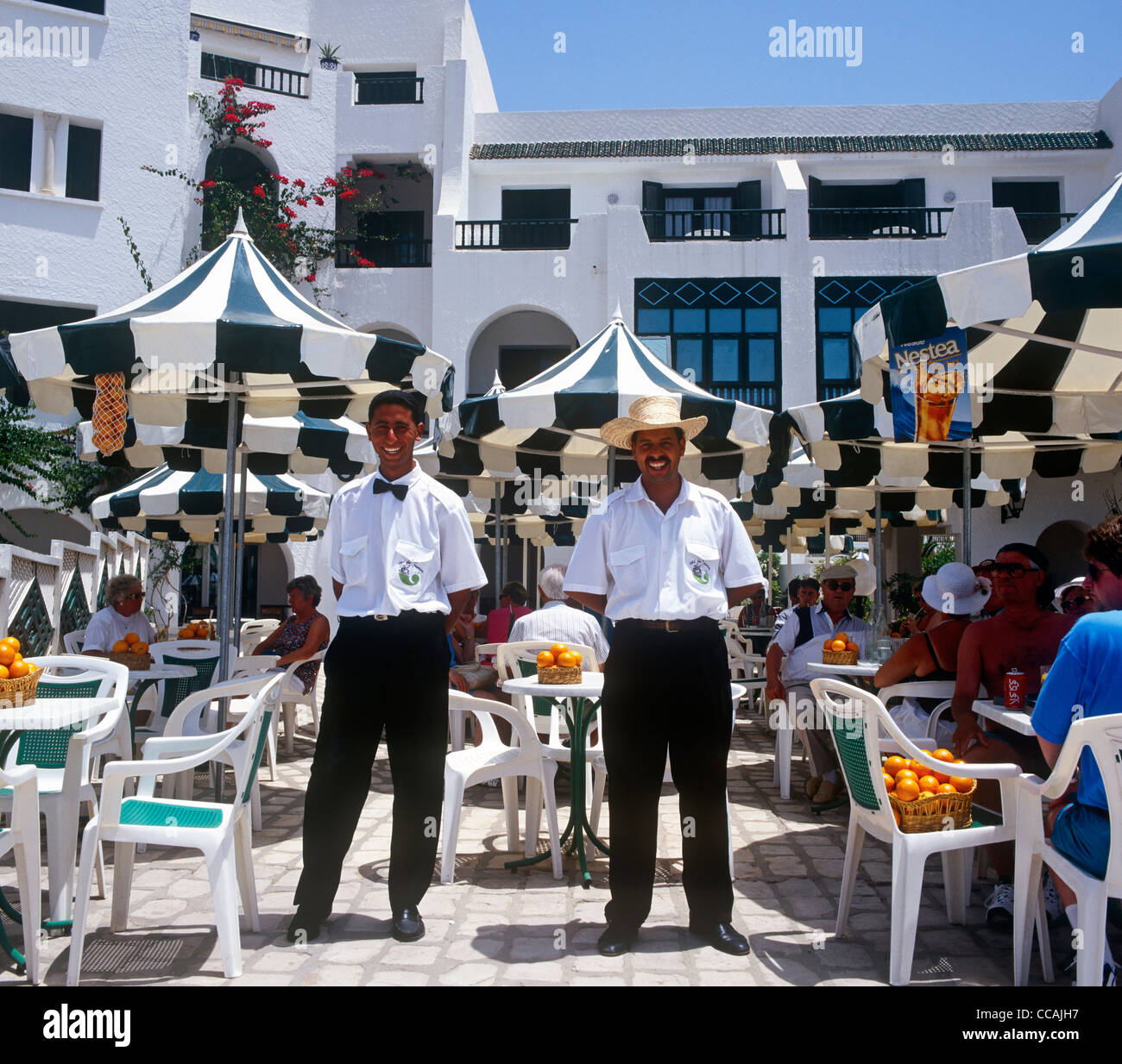 Restaurant waiter chairs tables hi-res stock photography and images - Alamy