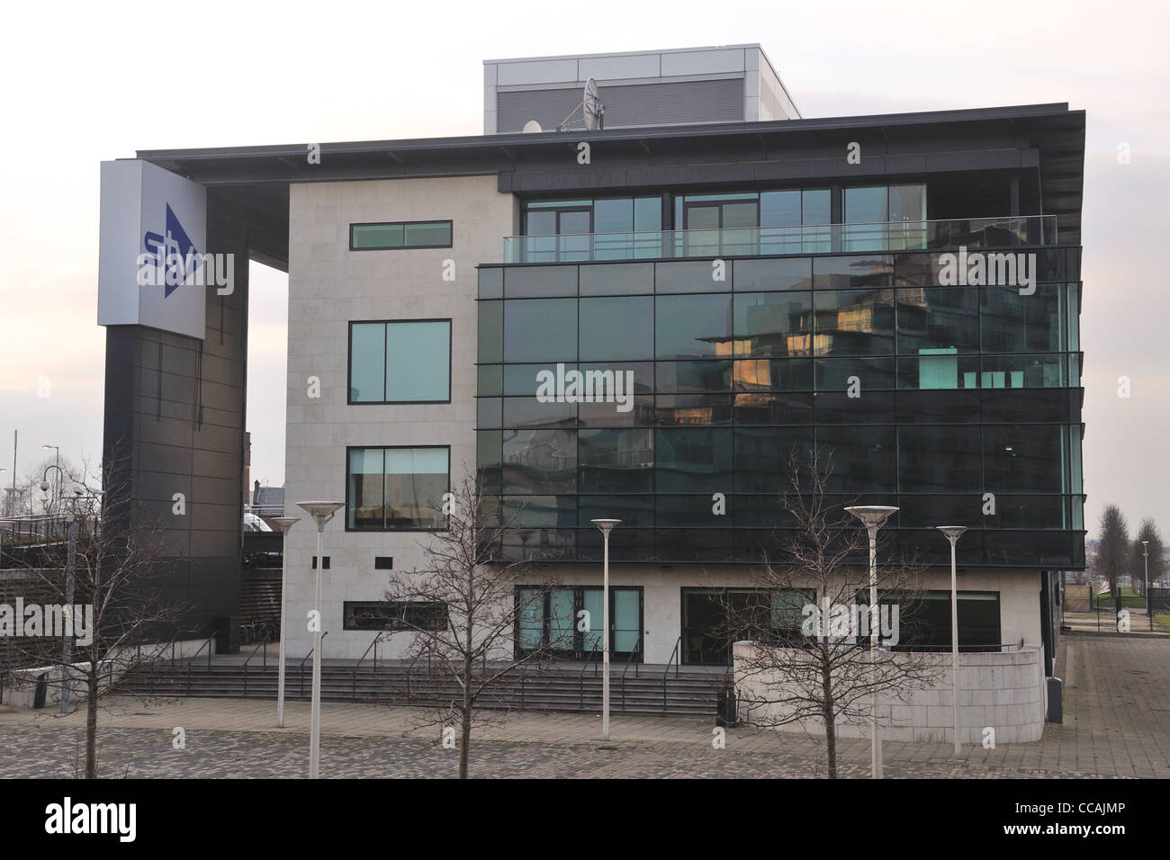 STV, Scottish television studios in Glasgow Stock Photo - Alamy