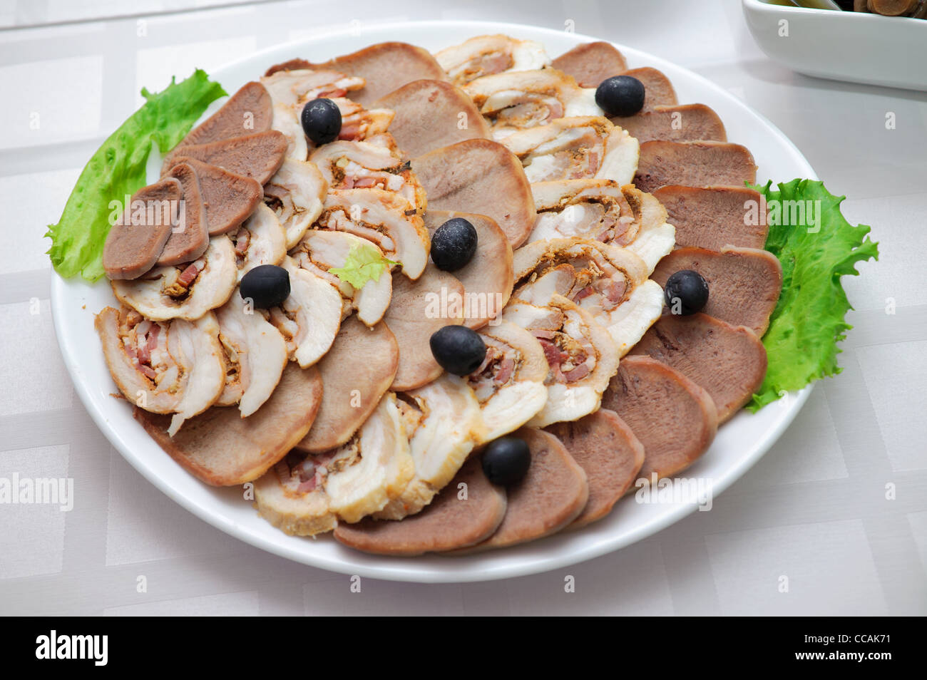 Meat plate hi-res stock photography and images - Alamy