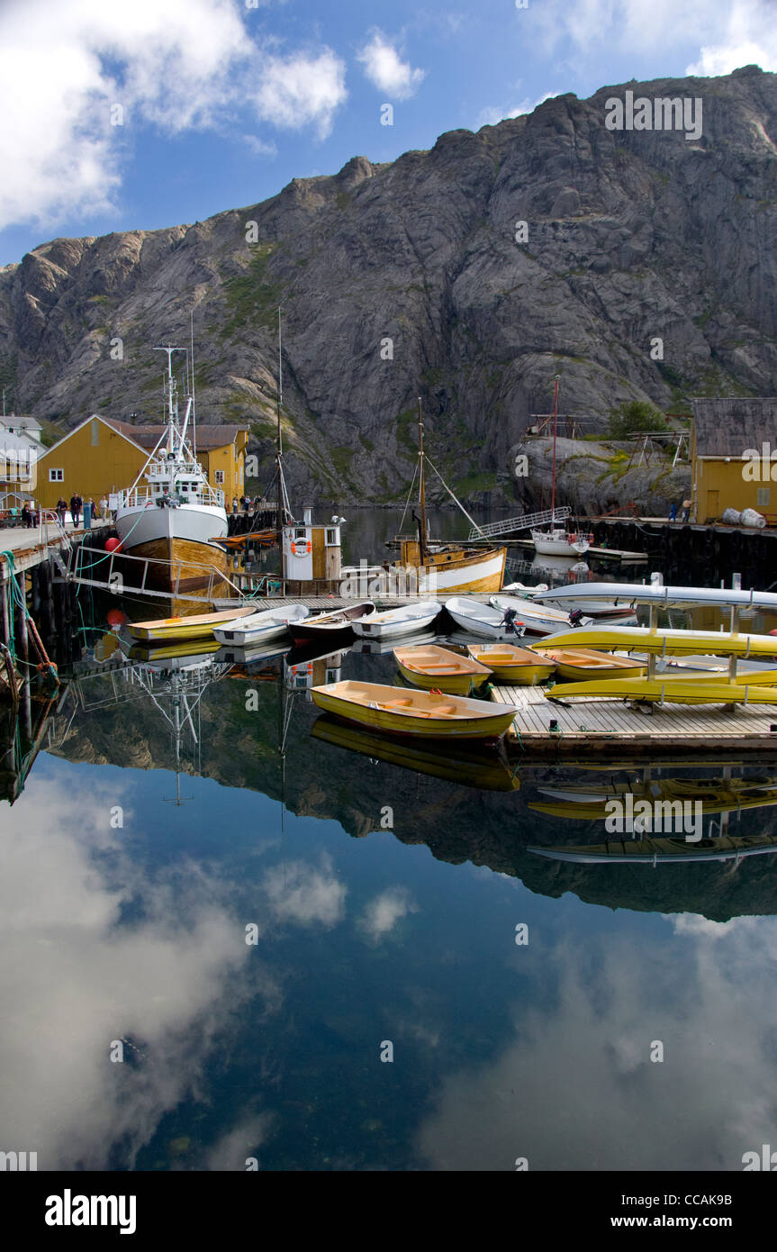 Norway, Nordland, Lofoten Archipelago, Nusfjord. Norway's oldest & best ...