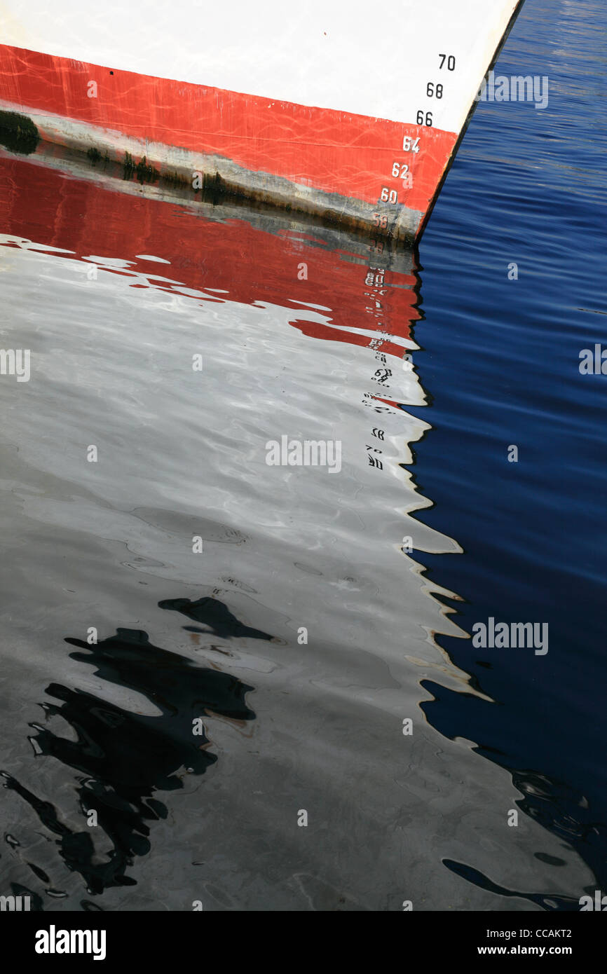 Ship hull depth markings hi-res stock photography and images - Alamy