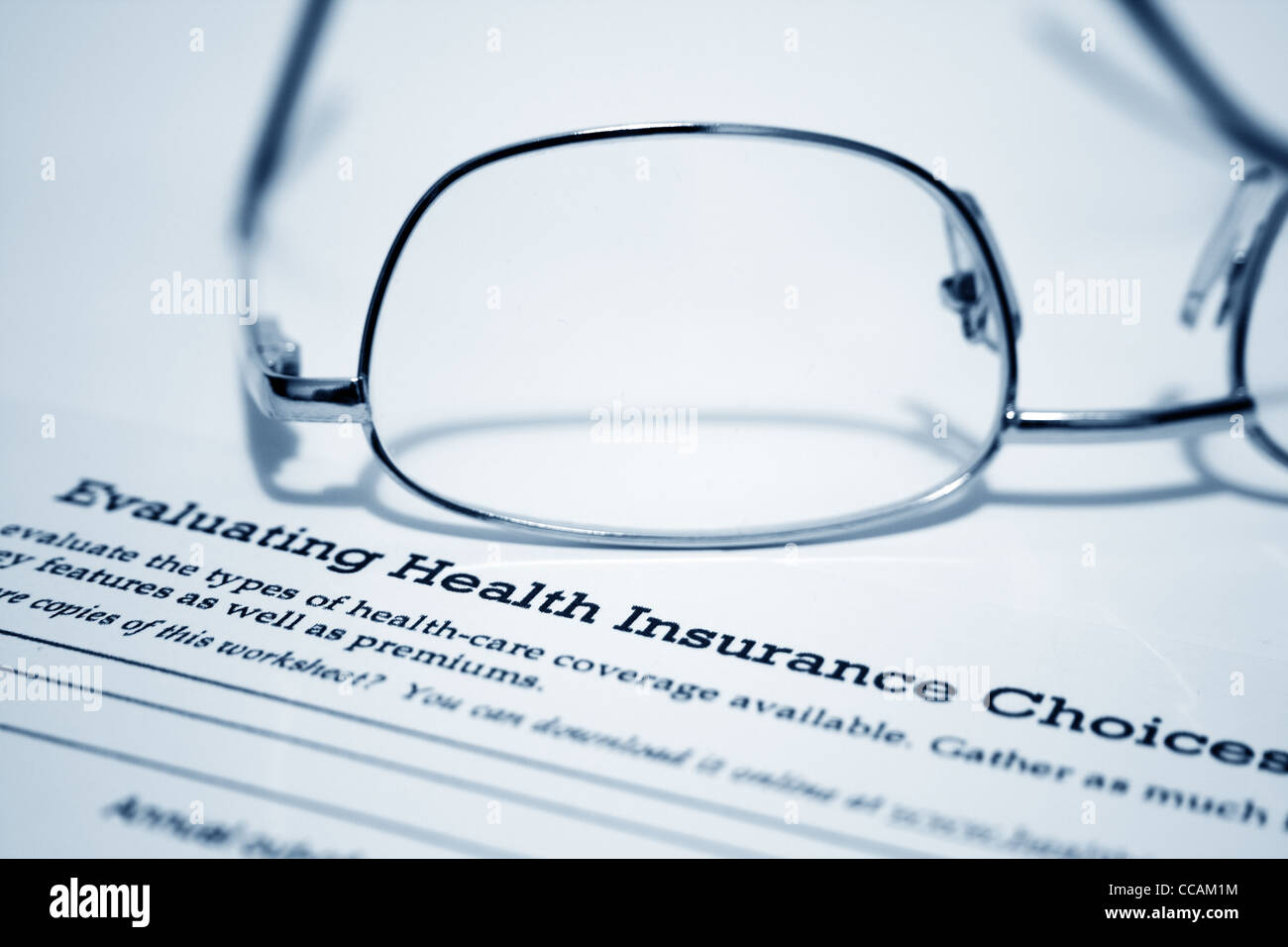 Health insurance form Stock Photo - Alamy