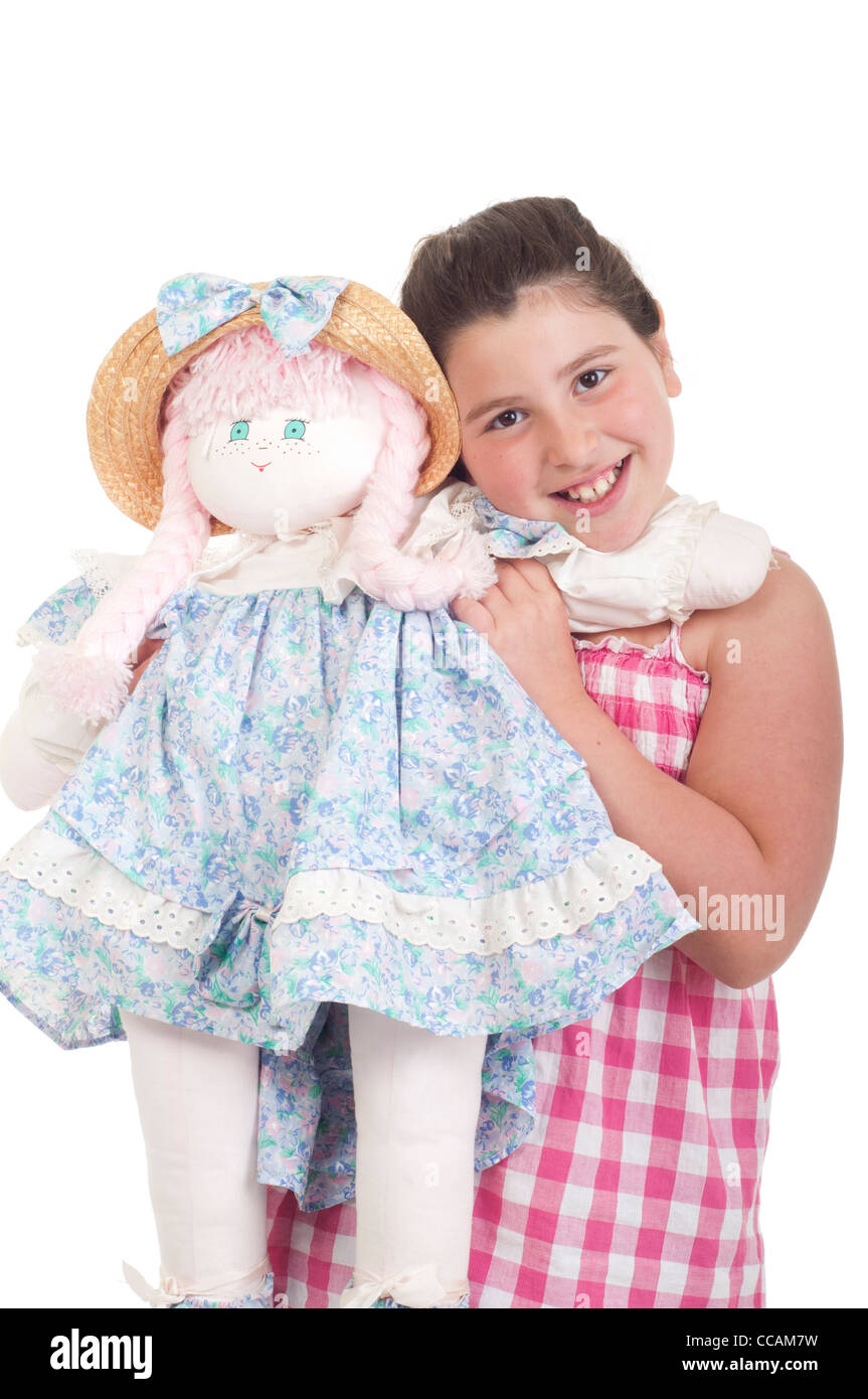 Girl play dolls hi-res stock photography and images - Alamy