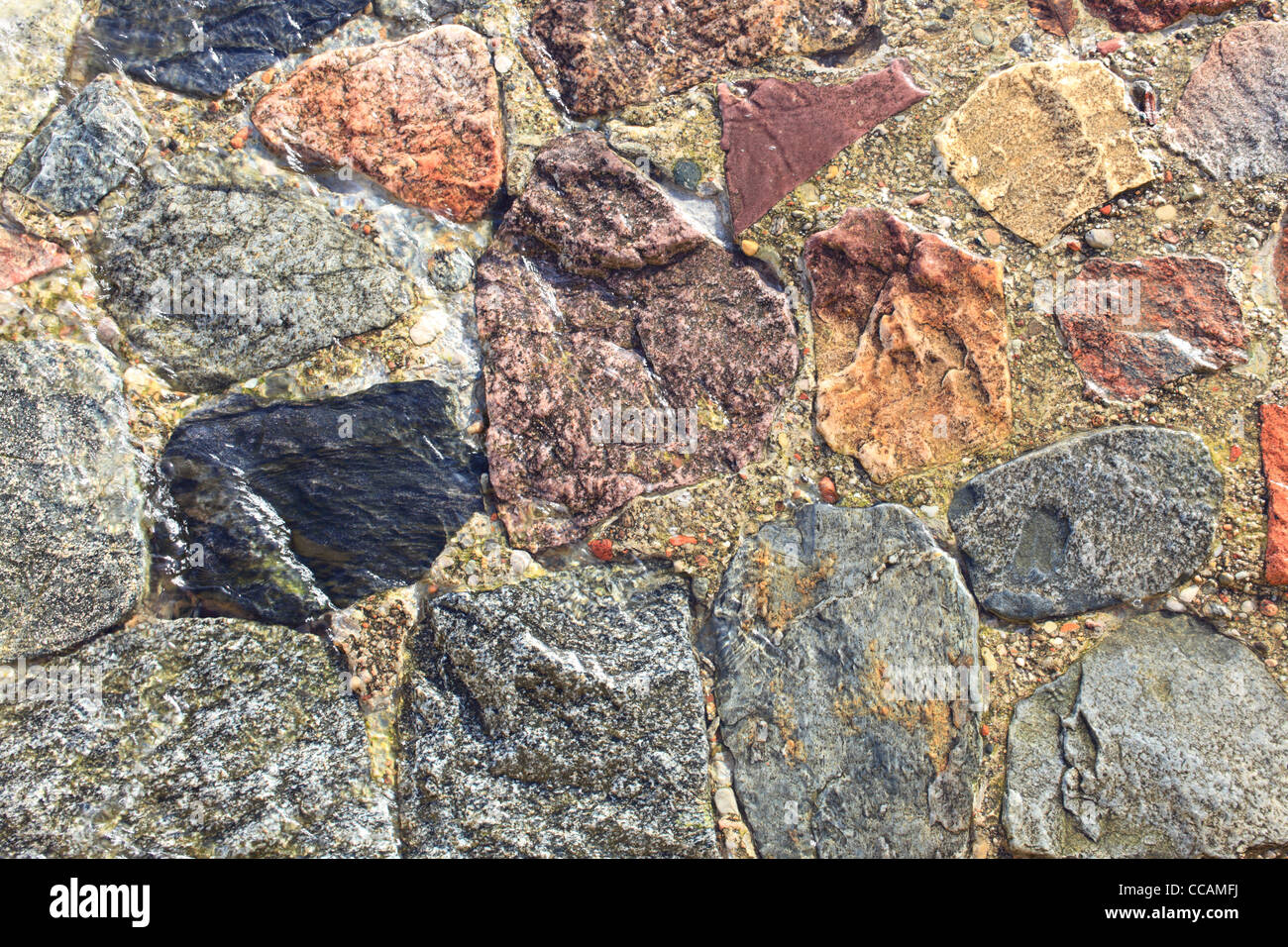 colorful background stone under water in outdoor Stock Photo - Alamy