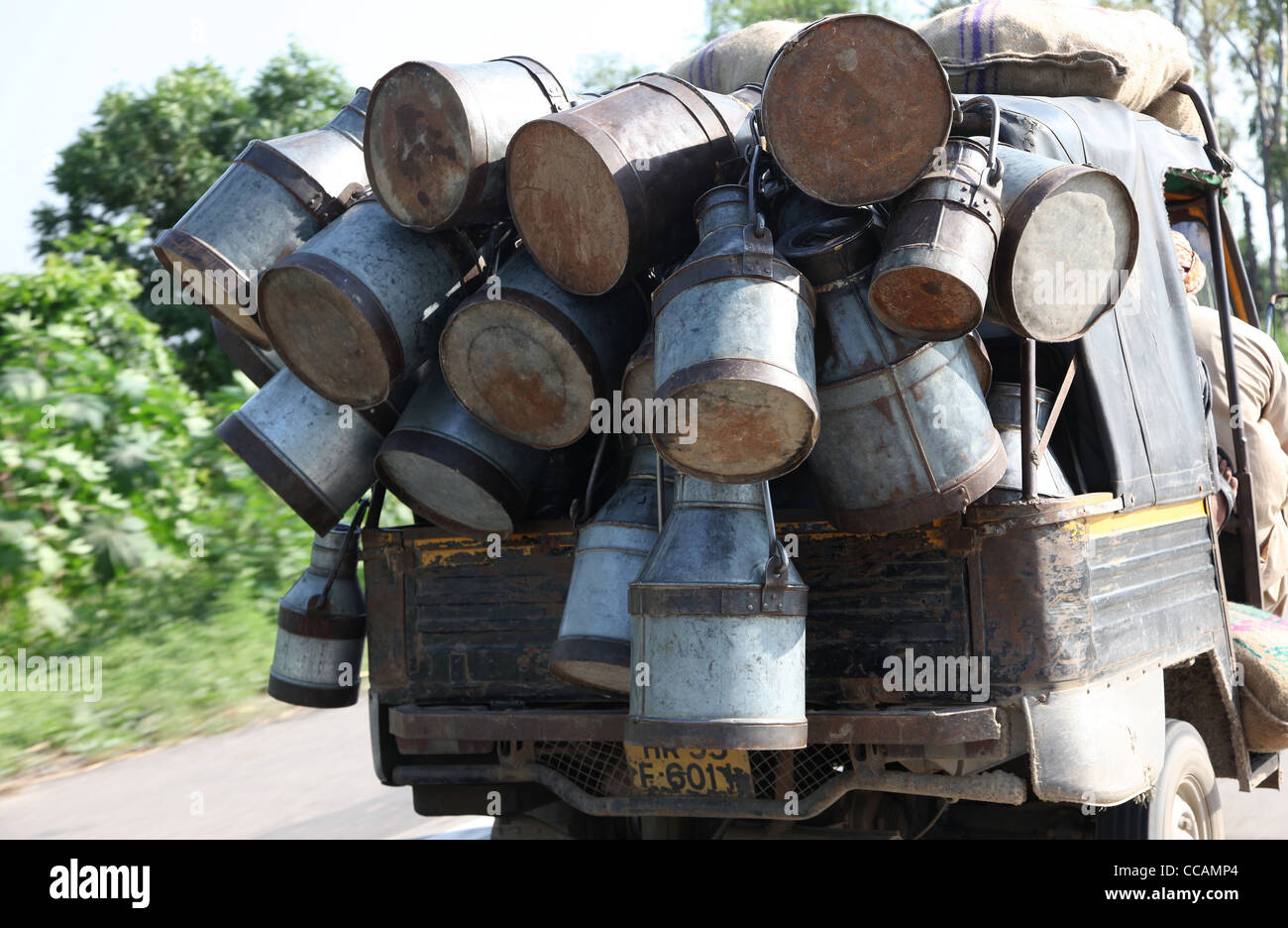 Milk van in india hi-res stock photography and images - Alamy