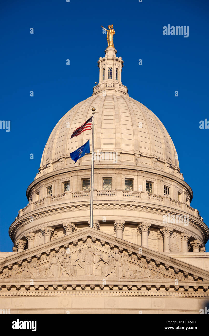 State Capitol Building in Madison Stock Photo - Alamy