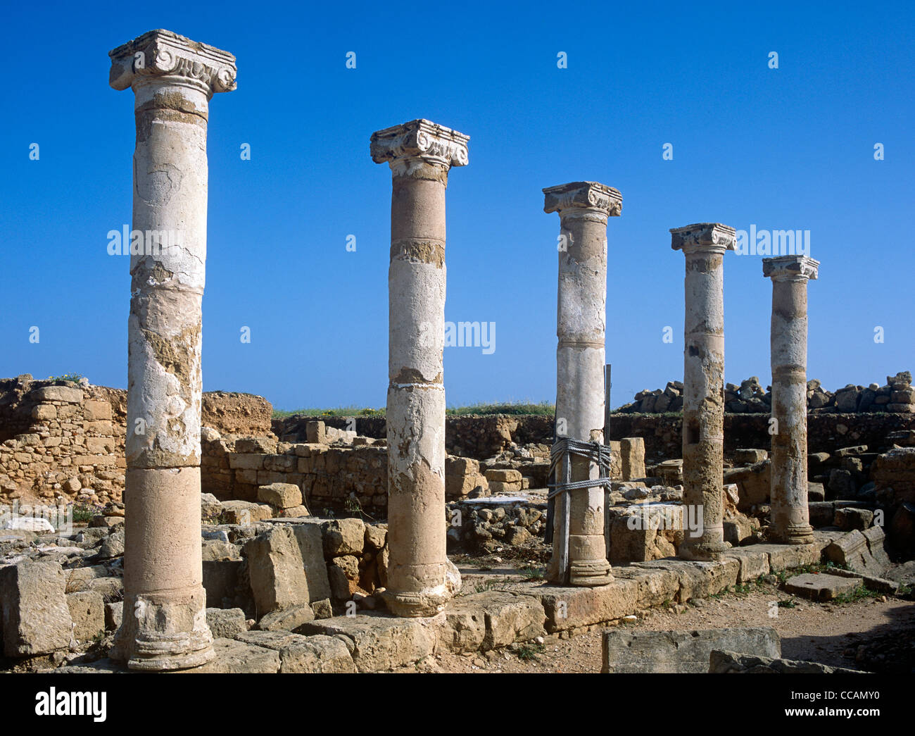Ruins of paphos hi-res stock photography and images - Alamy