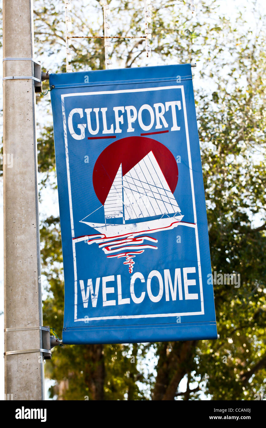 Welcome banner flag hi-res stock photography and images - Alamy