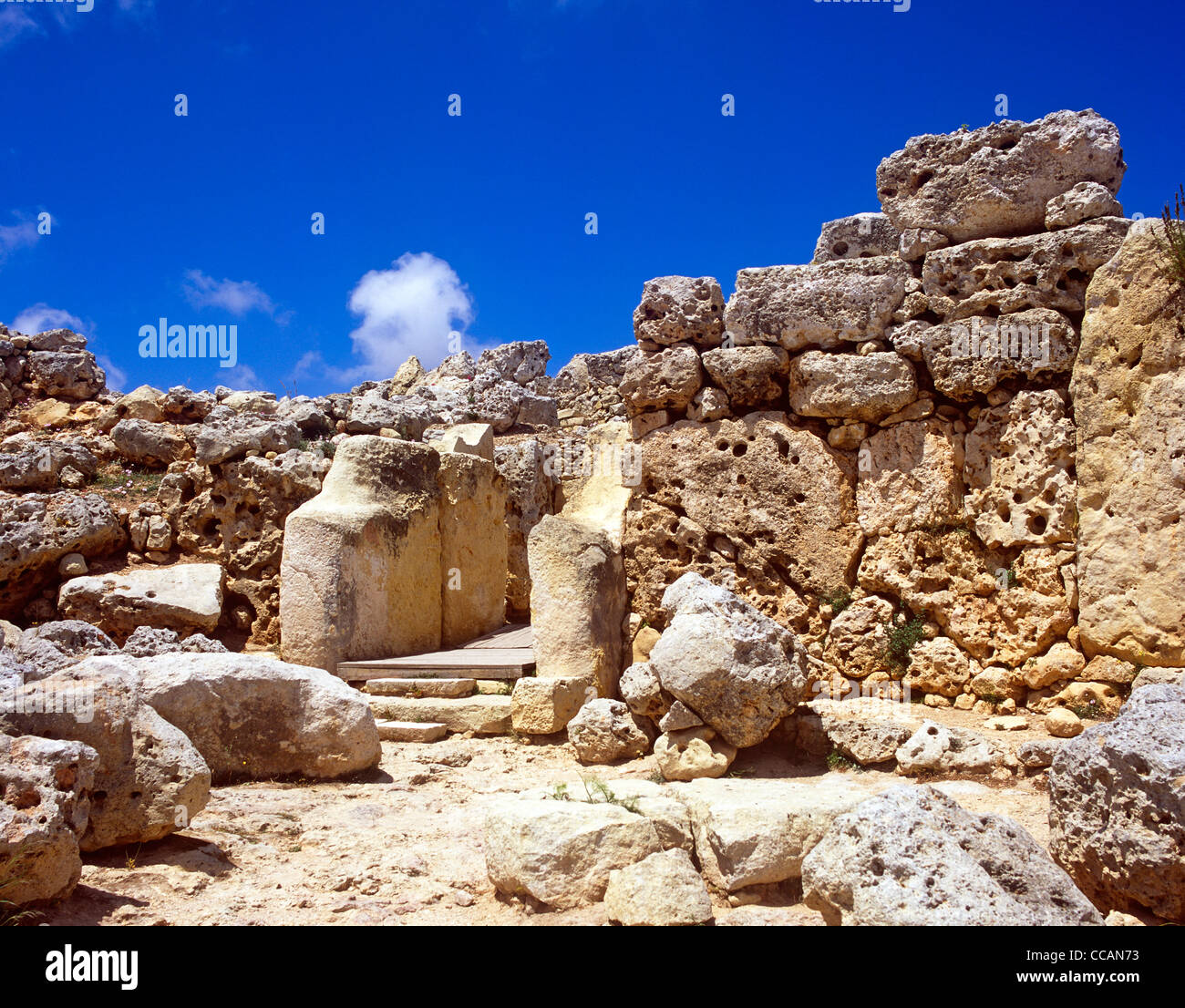 Mnajdra Temples Gozo Malta Stock Photo - Alamy