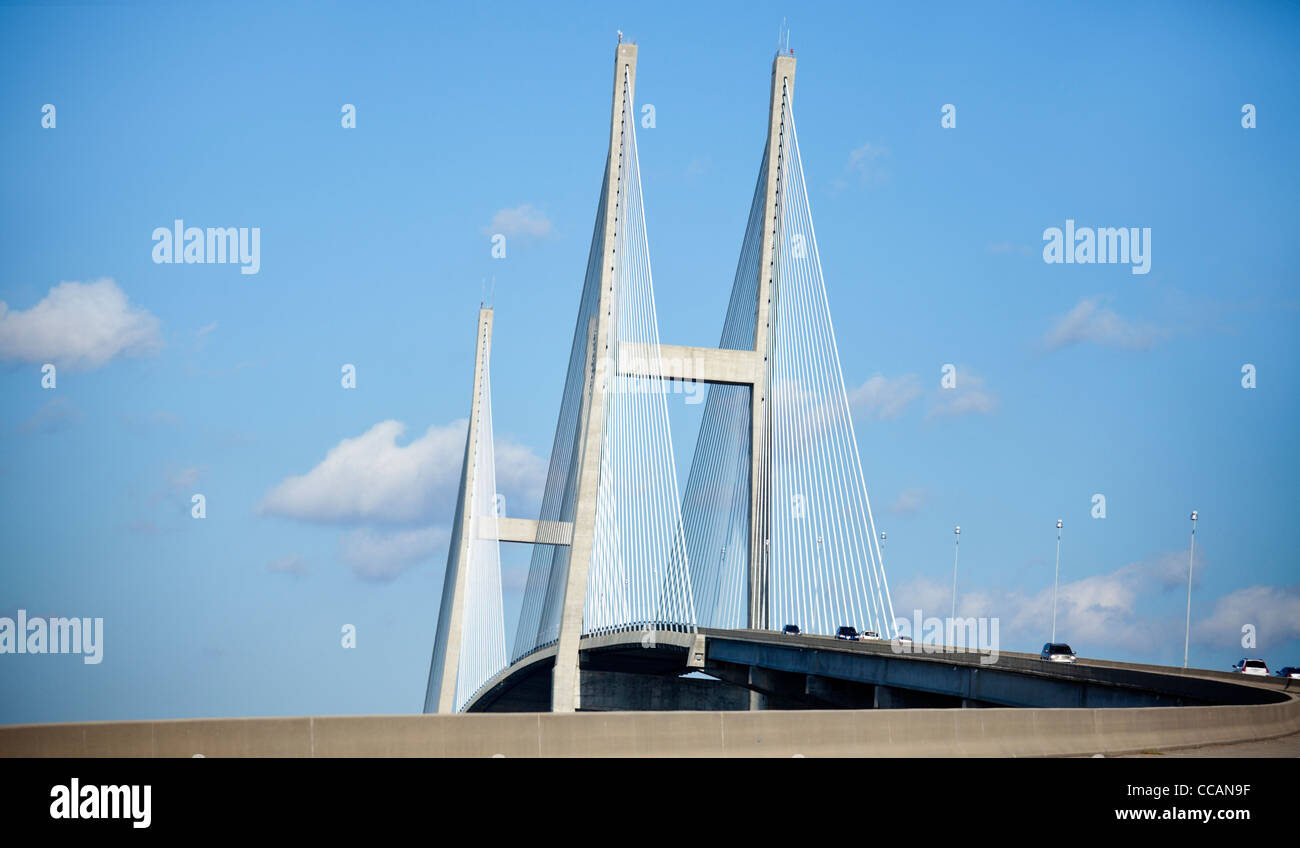 Sidney Lanier Bridge in Brunswick Stock Photo - Alamy