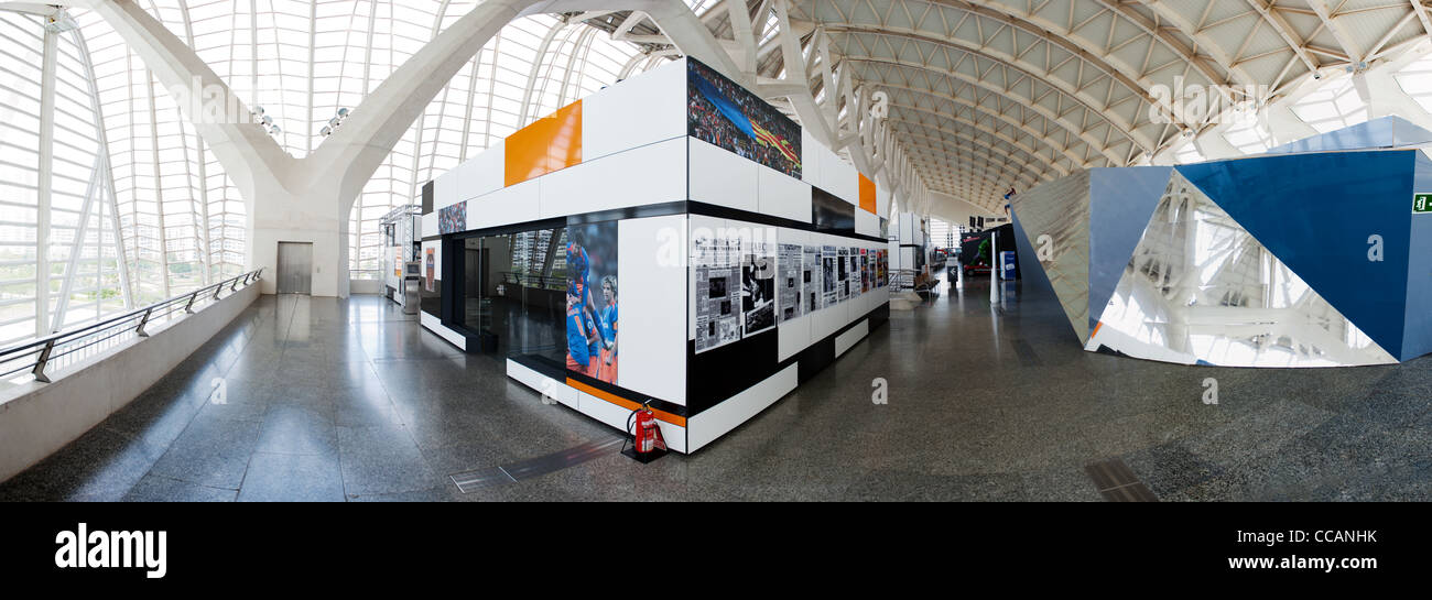 VALENCIA, SPAIN - SEPTEMBER 17: Interior of Prince Felipe Science ...