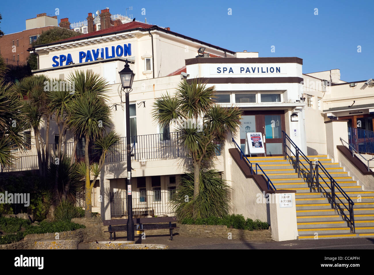 Spa Pavilion venue Felixstowe Suffolk England UK Stock Photo - Alamy