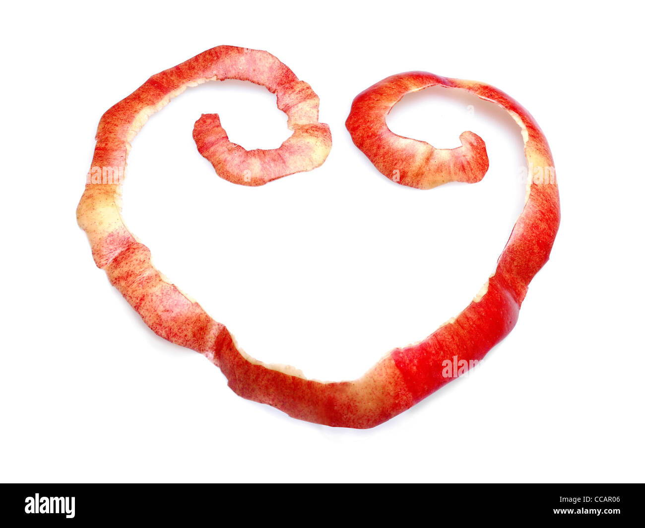 Apple peel love hi-res stock photography and images - Alamy