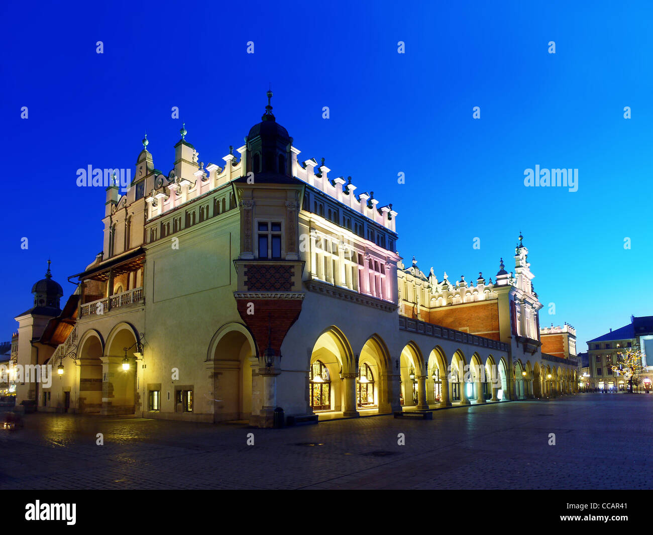 Gothic Cloth Hall Sukiennice on the Main Market Square in Krakow by ...