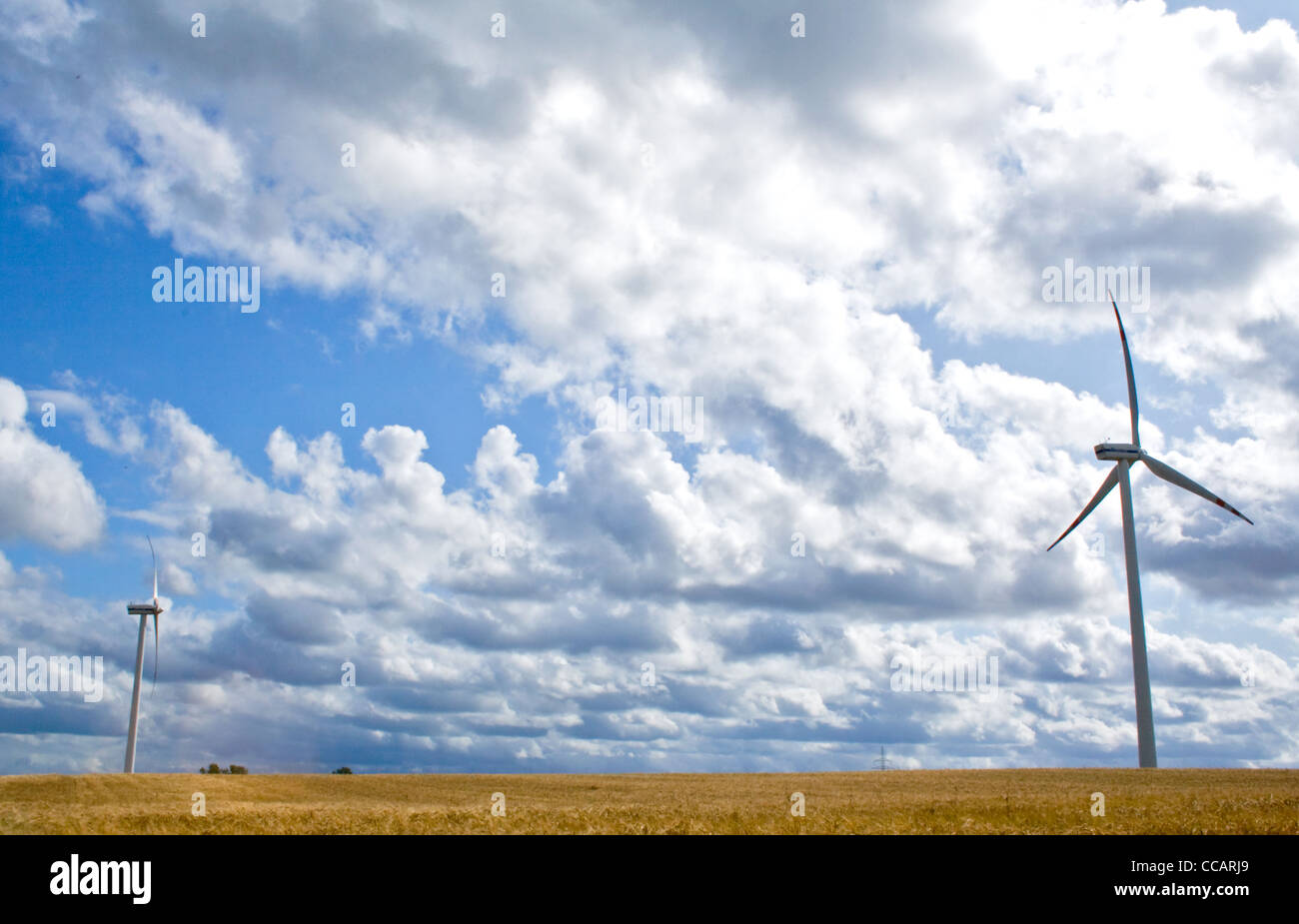 object series: wind turbines Stock Photo - Alamy