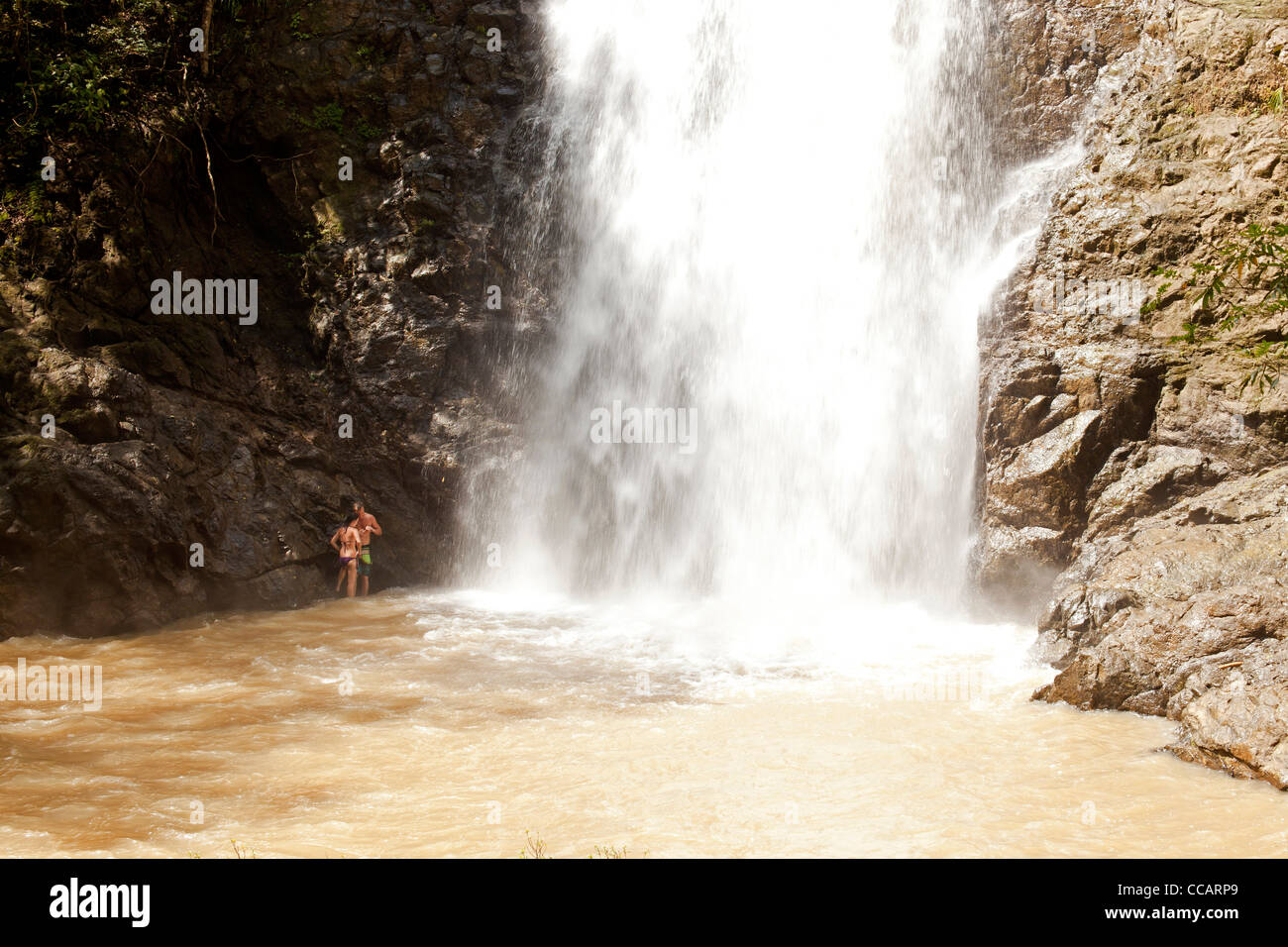 Montezuma Waterfall, Montezuma, Nicoya Peninsula, Costa Rica, Central ...