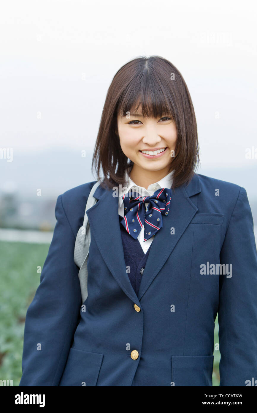 High school girl Stock Photo - Alamy