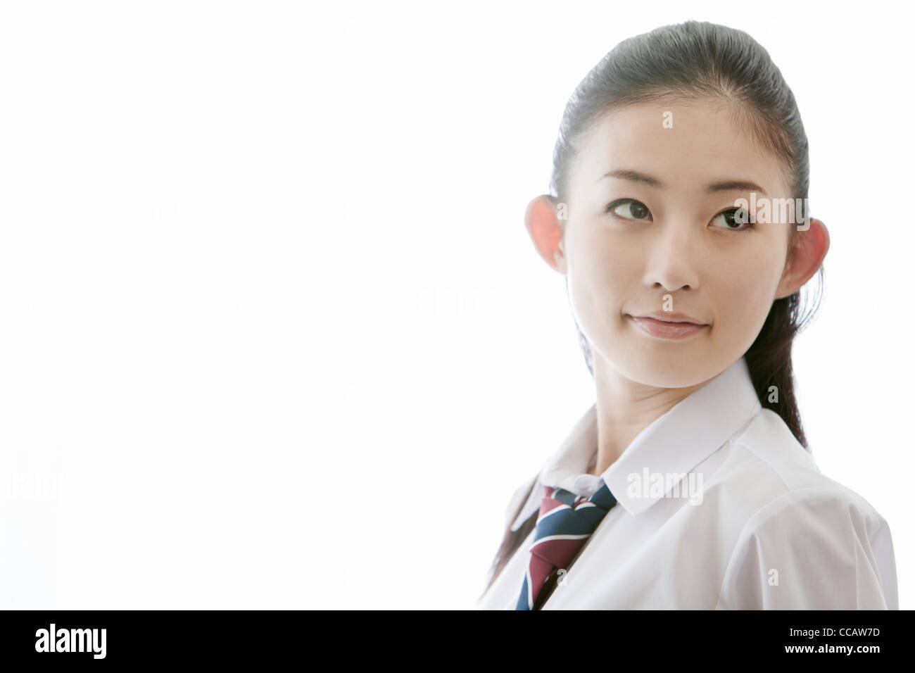 Portrait of High School Student Stock Photo - Alamy