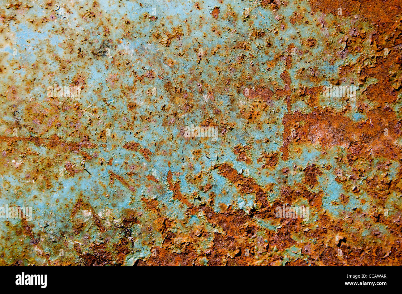 rusted blue painted metal background and texture Stock Photo - Alamy