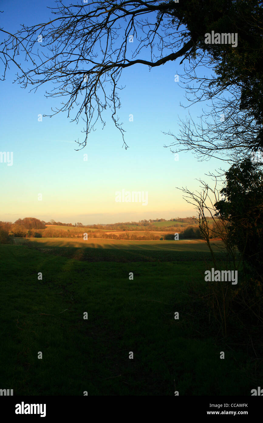 Kent countryside uk winter hi-res stock photography and images - Alamy