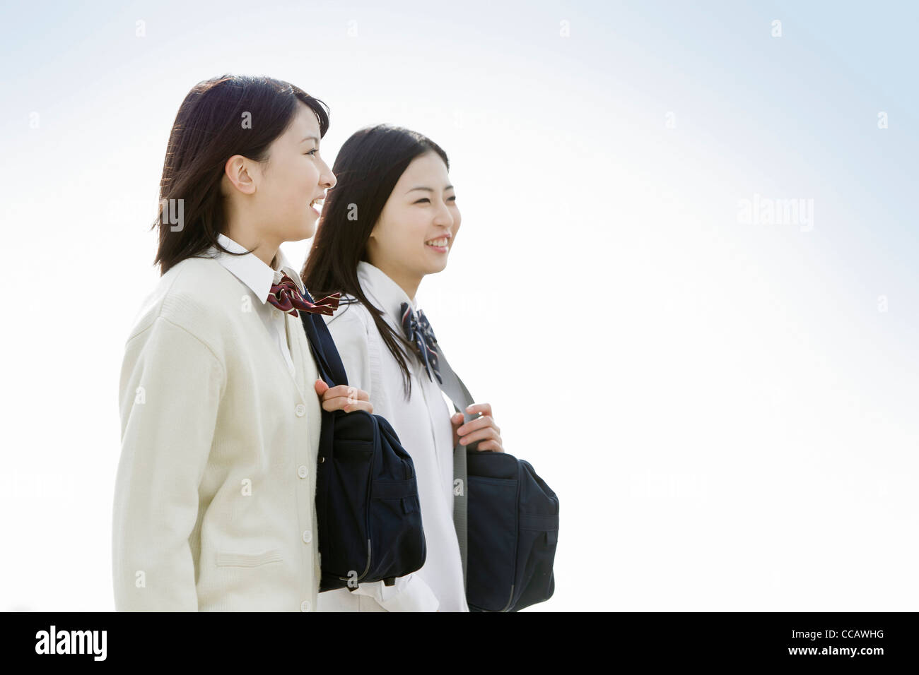 Two High School Students Stock Photo - Alamy