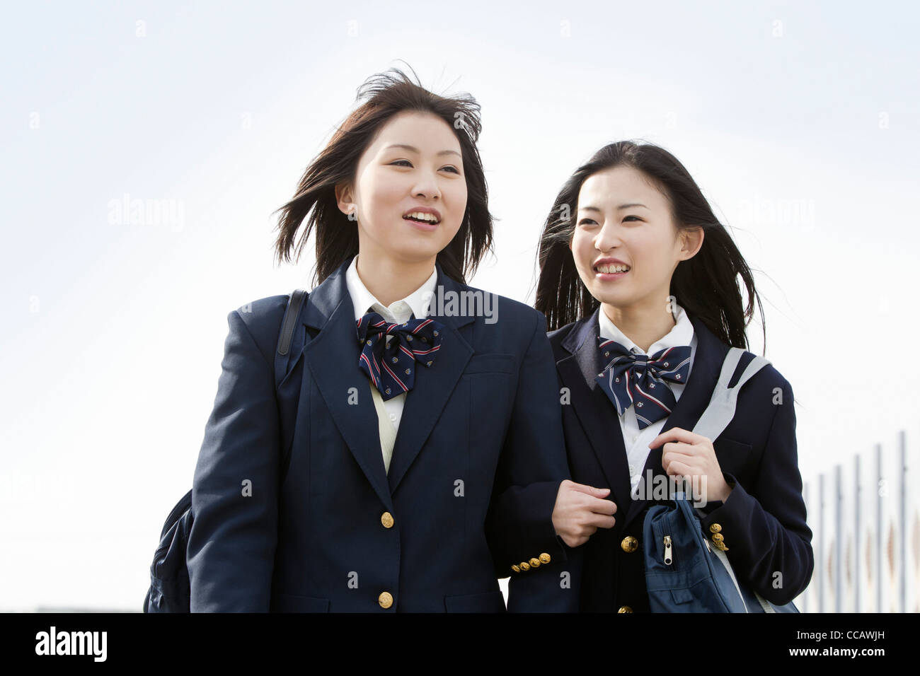 Two High School Students Stock Photo - Alamy