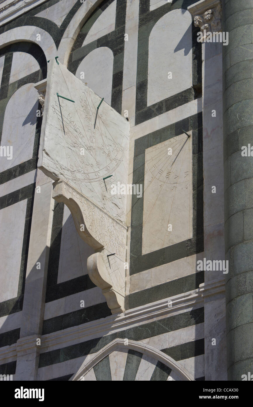 Details of the astronomical devices on the facade of the Basilica di ...