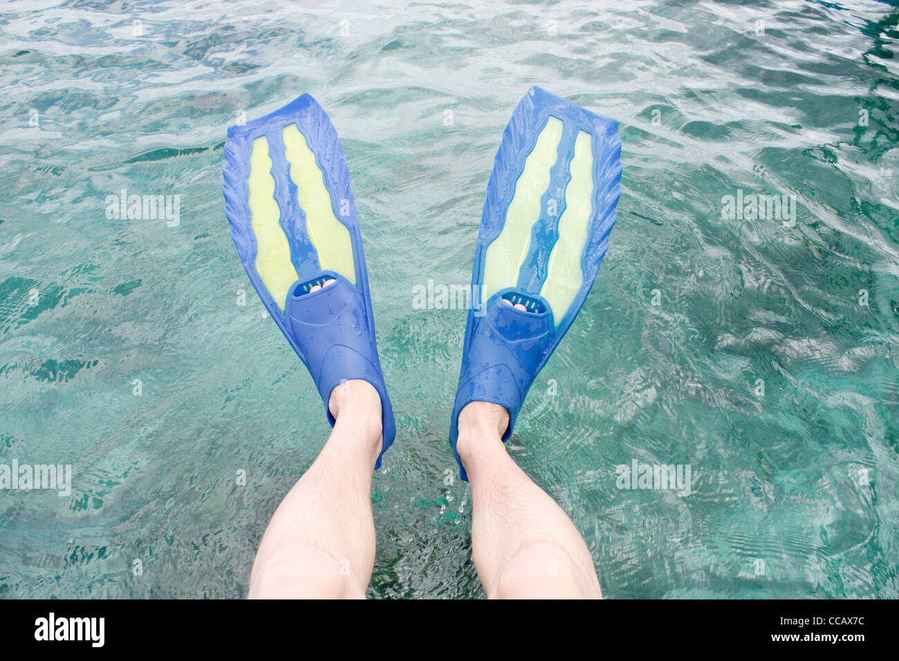 Flipper feet hi-res stock photography and images - Alamy