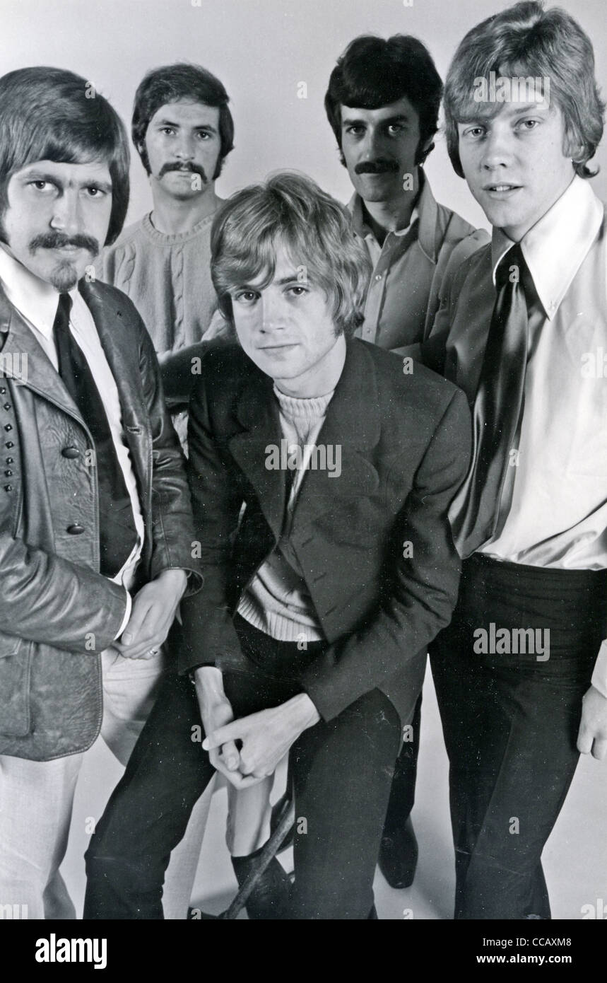 MOODY BLUES UK pop group in August 1968. Photo Tony Gale Stock Photo ...