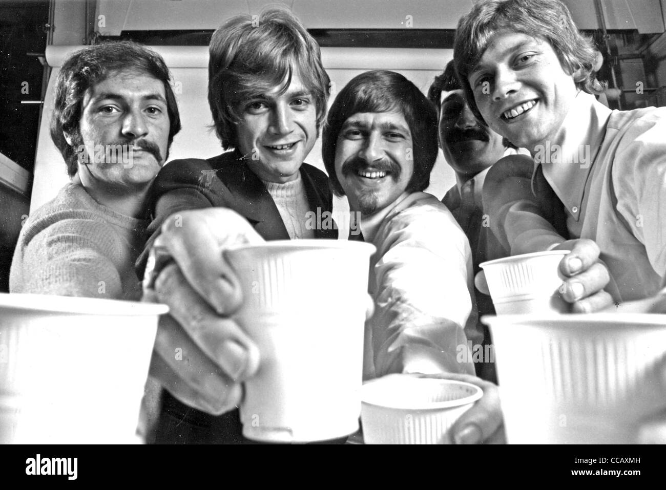 MOODY BLUES UK pop group in August 1968. Photo: Tony Gale Stock Photo ...