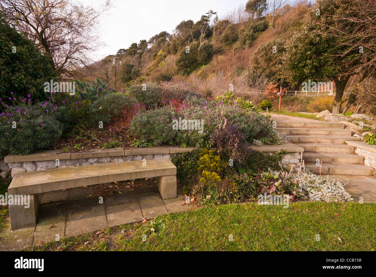 The Lower Leas Coastal Park Folkestone Kent UK Stock Photo - Alamy