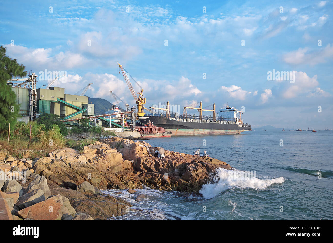 dock basin at sea bay Stock Photo - Alamy
