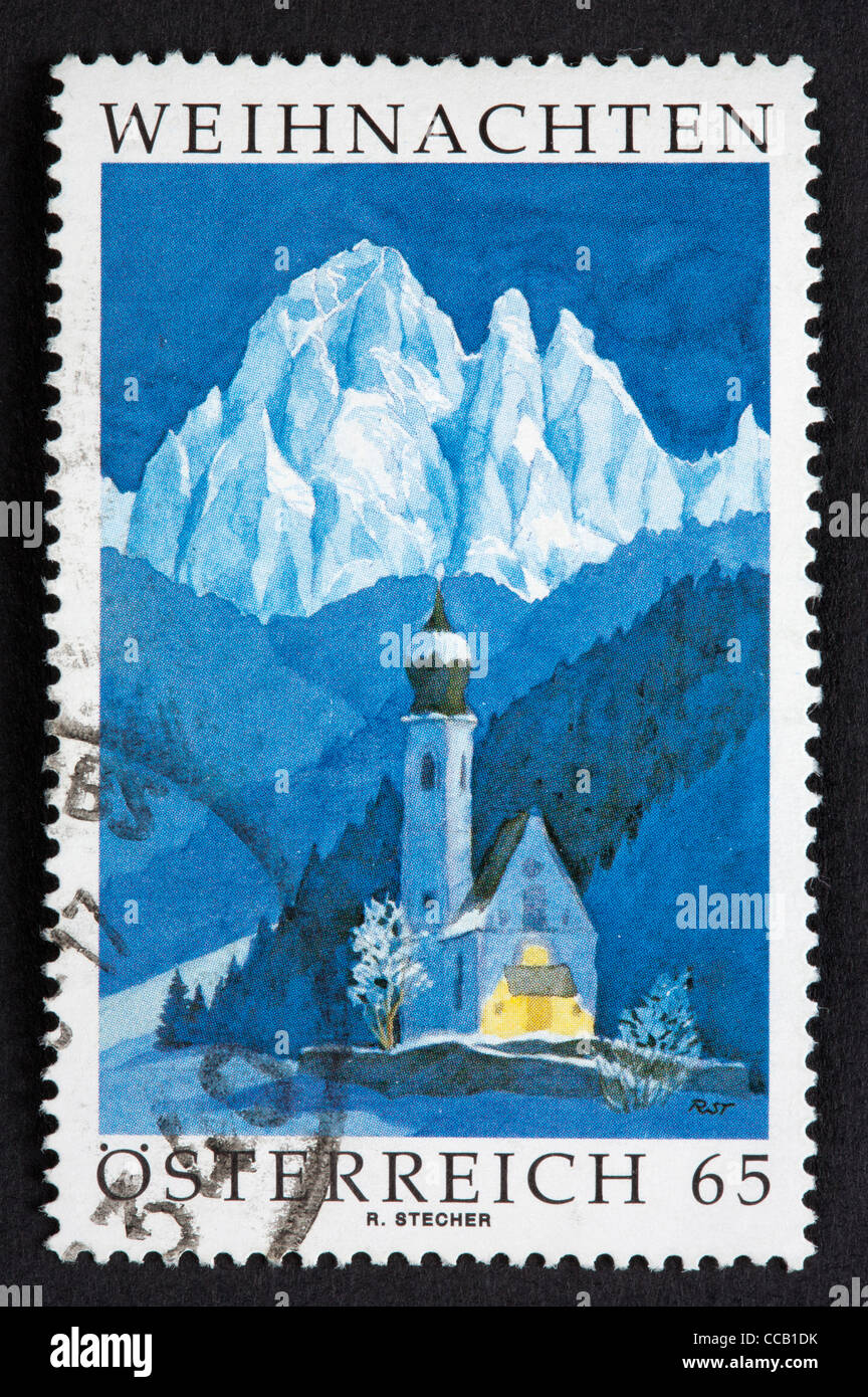 Austrian postage stamp Stock Photo - Alamy