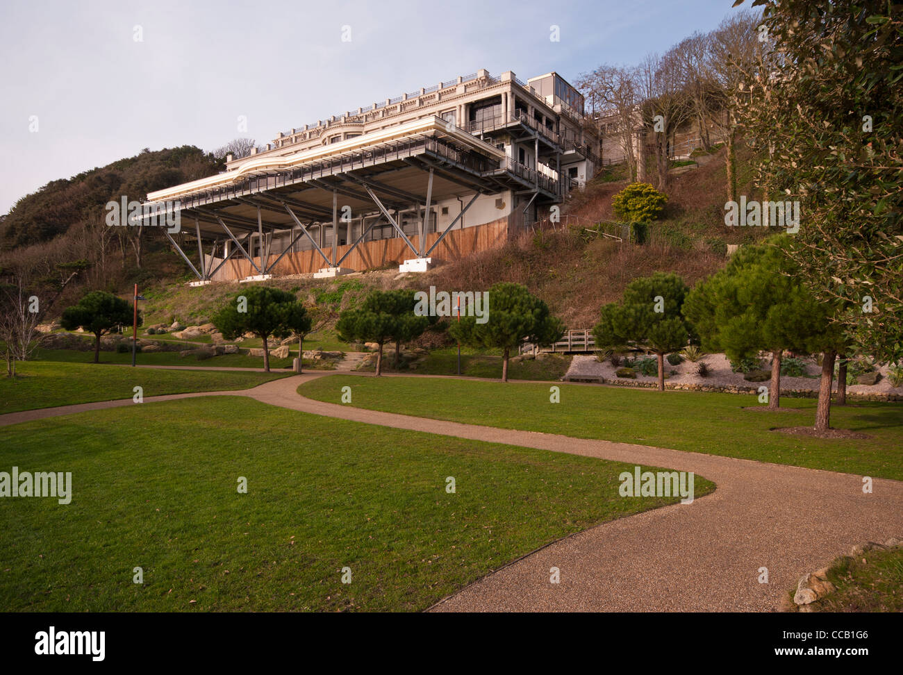 The Leas Cliff Hall Overlooking The Lower Leas Coastal Park Folkestone ...