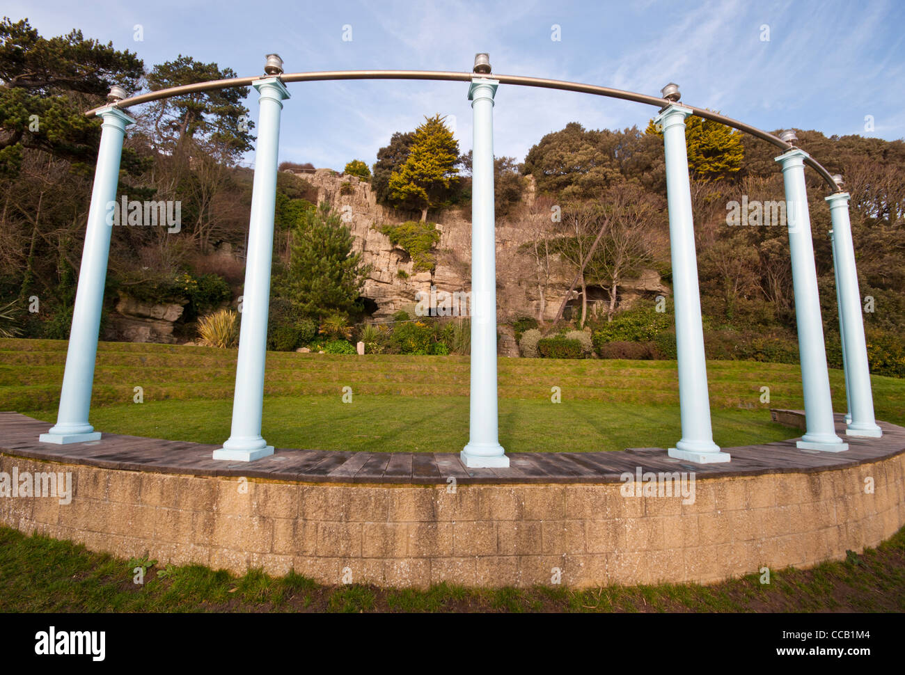 The Amphitheatre In Lower Leas Coastal Park Folkestone Kent UK Stock ...