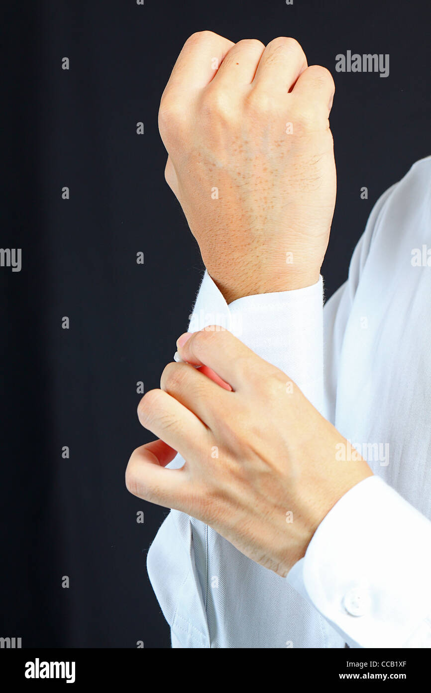 Hand clasp wrist hi-res stock photography and images - Alamy